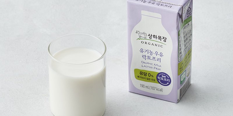 [상하목장] 유기농 락토프리 멸균 우유(190mL X 6개입) - 마켓컬리